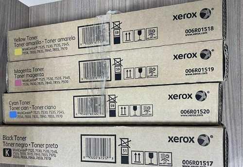 Комплект новых оригинальных катриджей xerox