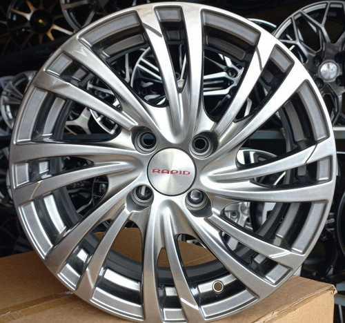 Диски новые R15 4x100 K&K Мейола дарк платинум