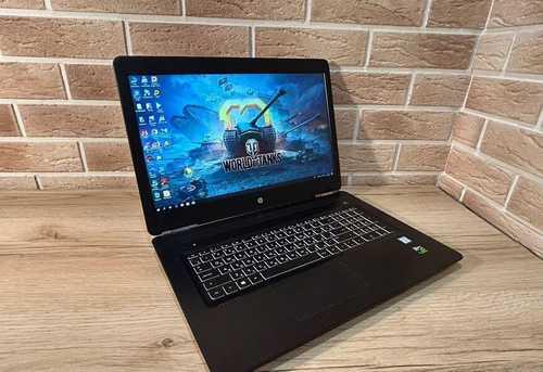 Геймерский HP 17-AB320UR (core I7+GTX 1050 TI-4GB)