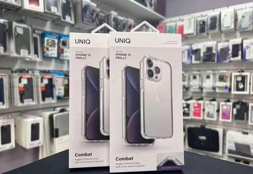 Чехол Uniq Combat iPhone 15 Pro Max Белый White