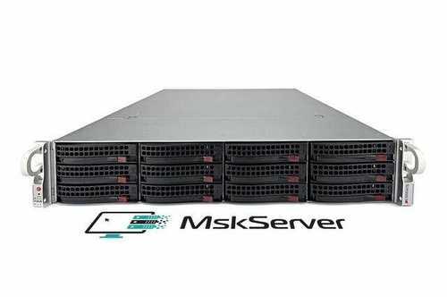 Сервер Supermicro 6028R-e1cr12t 2x E5-2630v4 16Gb