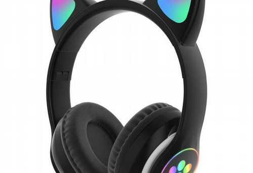 Наушники с ушками headset CAT STN-28 черный
