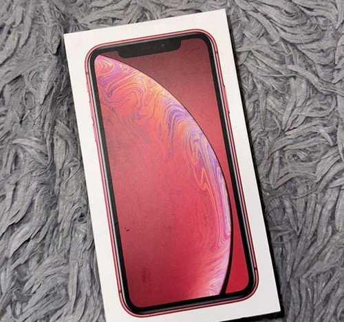 Коробка от iPhone xr 128gb red