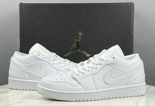 Nike air Jordan low 1 platinum - white