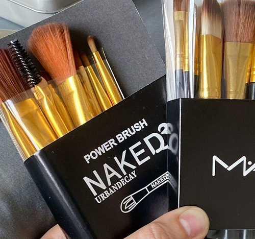 Кисти для макияжа Mac и Naked