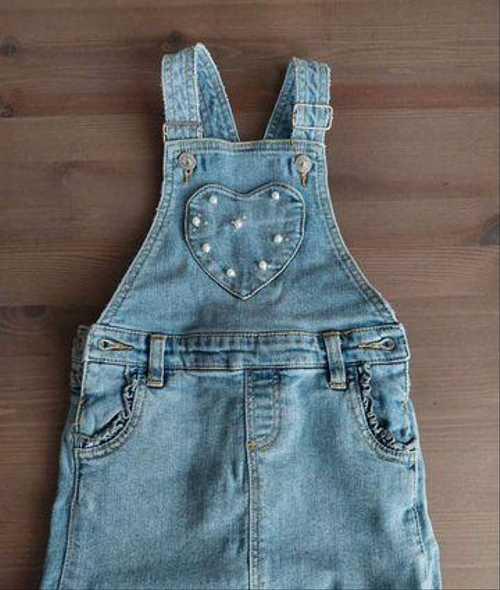 Джинсовый сарафан Guess б/у 98