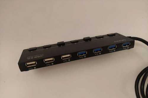 USB-концентратор Ginzzu GR-388UAB