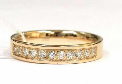 Золотое обручальное кольцо с бриллиантами585 Р17,5