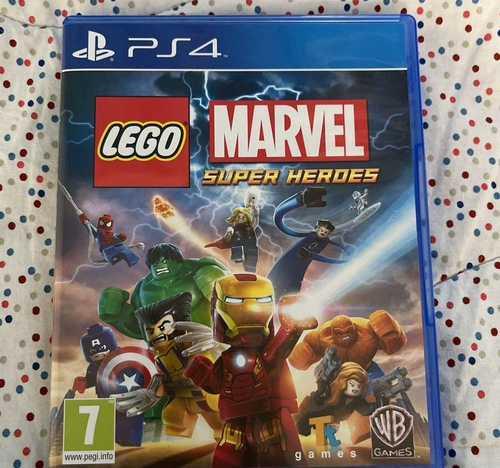 Диск ps4 Lego Marvel super heroes