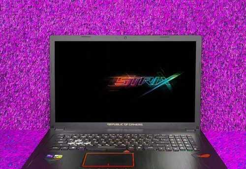 Игровой ноутбук asus ROG strix i5 + GTX1050