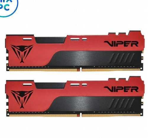 Оперативная память DDR4 16GB (2x8GB) 3200MHz Patriot Viper Elite II PVE2416G320C8K Б.У