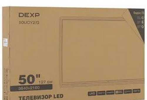 55" (139 см) LED-телевизор dexp 55UCY2/G серый