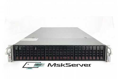 Сервер Supermicro 2028R-E1CR24N 2x E5-2697v3 128Gb