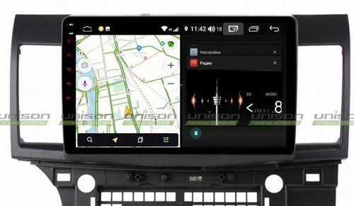 Магнитола android Mitsubishi Ланцер Unison