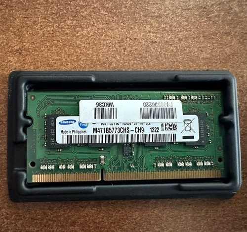 Оперативная память sodimm ddr3 2Gb