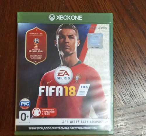 Диск xbox one FIFA 18