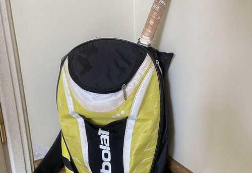 Теннисная сумка/рюкзак babolat с отсеком для воды