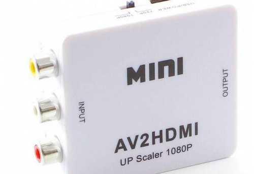 Переходник AV2hdmi (гнездо hdmi выход - гнезда 3*R