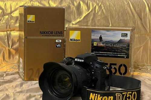 Комплект Nikon D750 + Nikkor AF-S nikkor 24-120