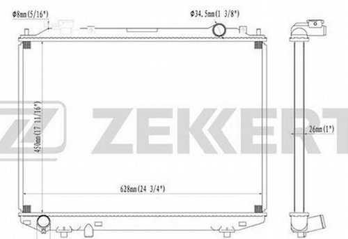 Радиатор охлаждения Форд Рейнджер I II 99