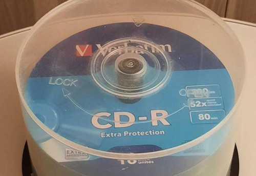 Чистые сд-Р диски. Verbatim. 40шт