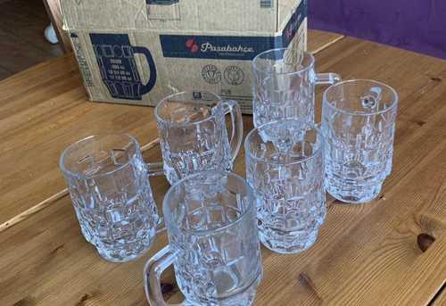 Продам пивные кружки новые 0,5
