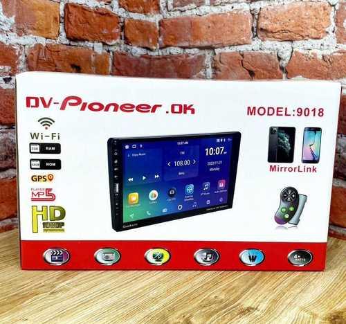 Android магнитола 2+32 Gb Dv-Pioneer.Ok 9018