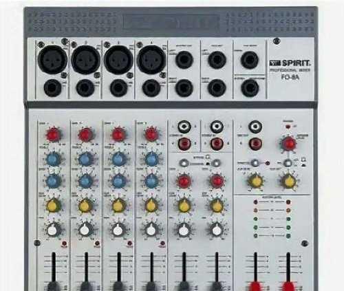 Микшерный пульт Spirit FQ-8A Микшер Soundcraft