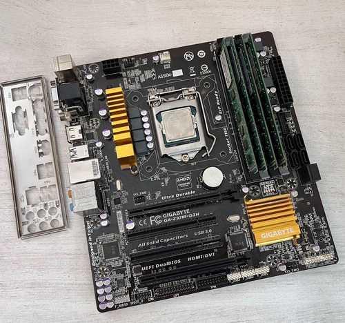 Материнская плата gigabyte GA-Z97M-D3H LGA1150