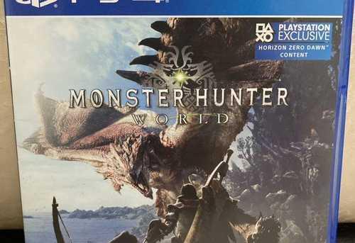 Диски на ps4 Monster hunter world
