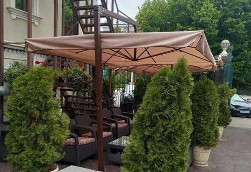 Зонты для дачи и сада на боковой опоре