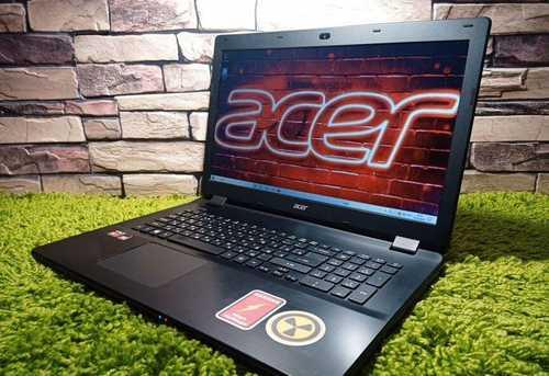 Огромный 17" быстрый Acer 4 ядра 8Gb 256Gb SSD