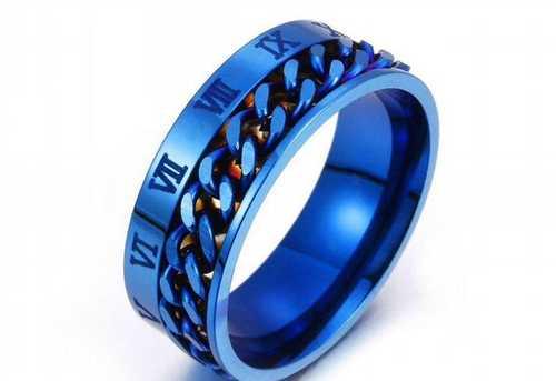 Кольцо Tasyas Цепь времени blue size 18
