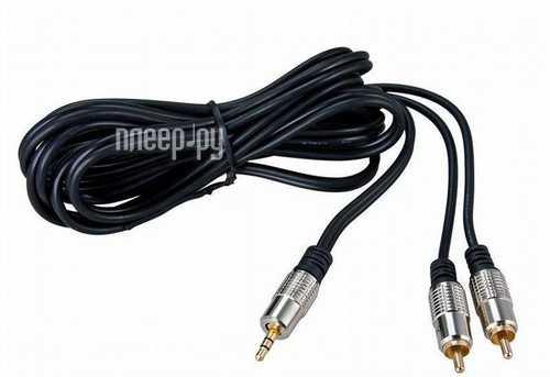 Rexant 3.5mm Stereo Plug - 2RCA Plug 5m 17-4225