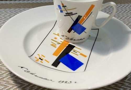Чашка с блюдцем «Малевич» Форма: Черный кофе