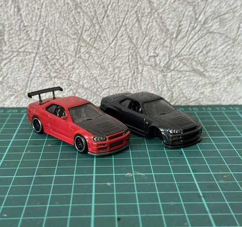 Hot wheels Nissan skyline r34 custom для Андеря