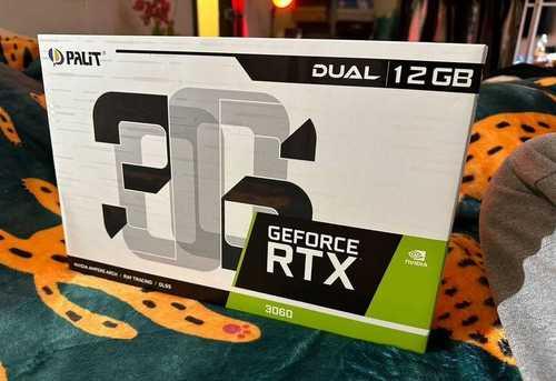 Видеокарта Palit GeForce RTX 3060 Dual 12 GB NE630