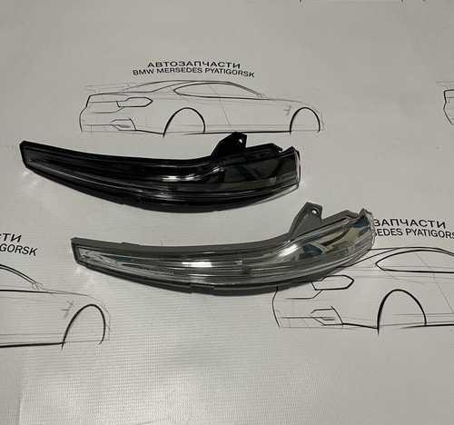 Левый поворотник Mercedes W213 W205 W222