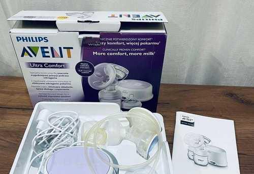 Электрический молокоотсос Philips Avent и накладки