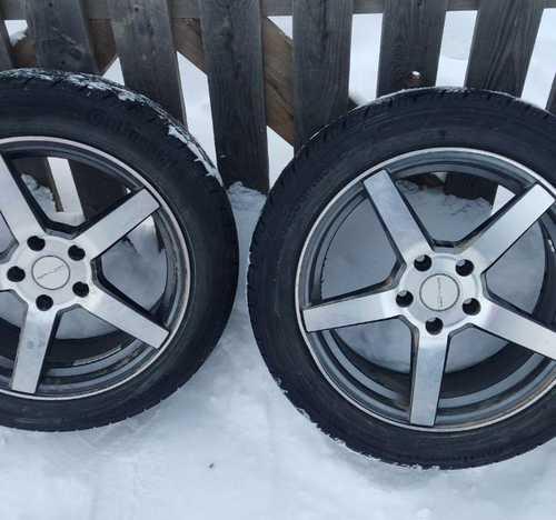 Литые диски vossen r17 5x114.3 на летней резине