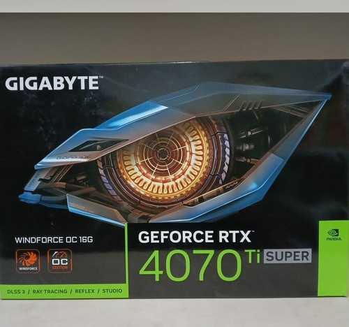 Видеокарта gigabyte 4070 Ti super windforce OC