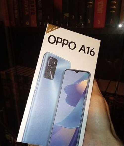 Смартфон Oppo А16 4/64Гб, новый, запечатанный