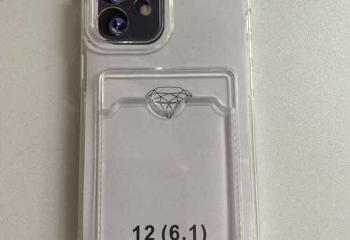 Прозрачный чехол на 12 iPhone айфон