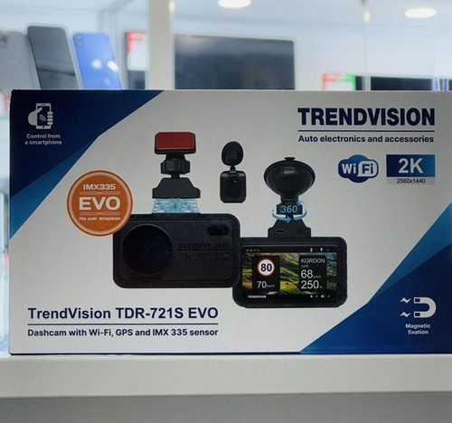 Видеорегистратор TrendVision TDR-721S Evo