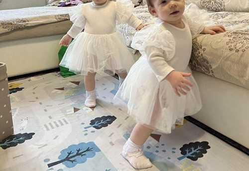 Платье для девочки 74 80 боди для новорождённых