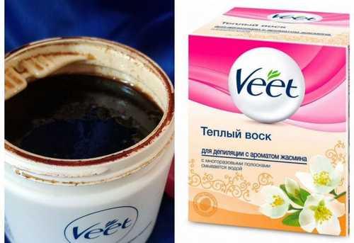 Теплый воск для депиляции Veet в банке