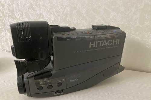 Видеокамера hitachi VHS с кейсом