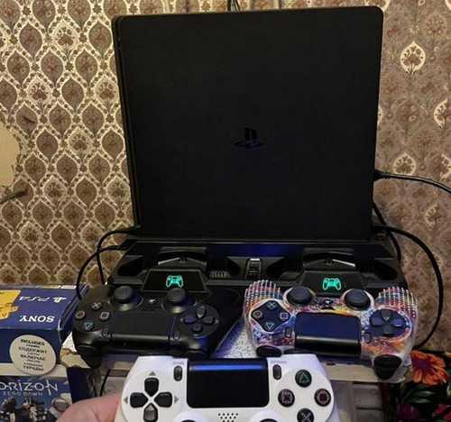 Sony playstation 4 slim с играми