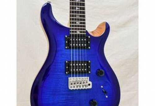 PRS SE Custom 24 — выцветшая синяя вспышка (серийн