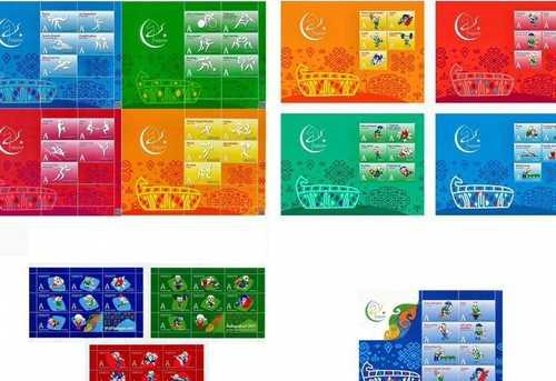 Почтовые марки Туркменистана комплект из 12 блоков